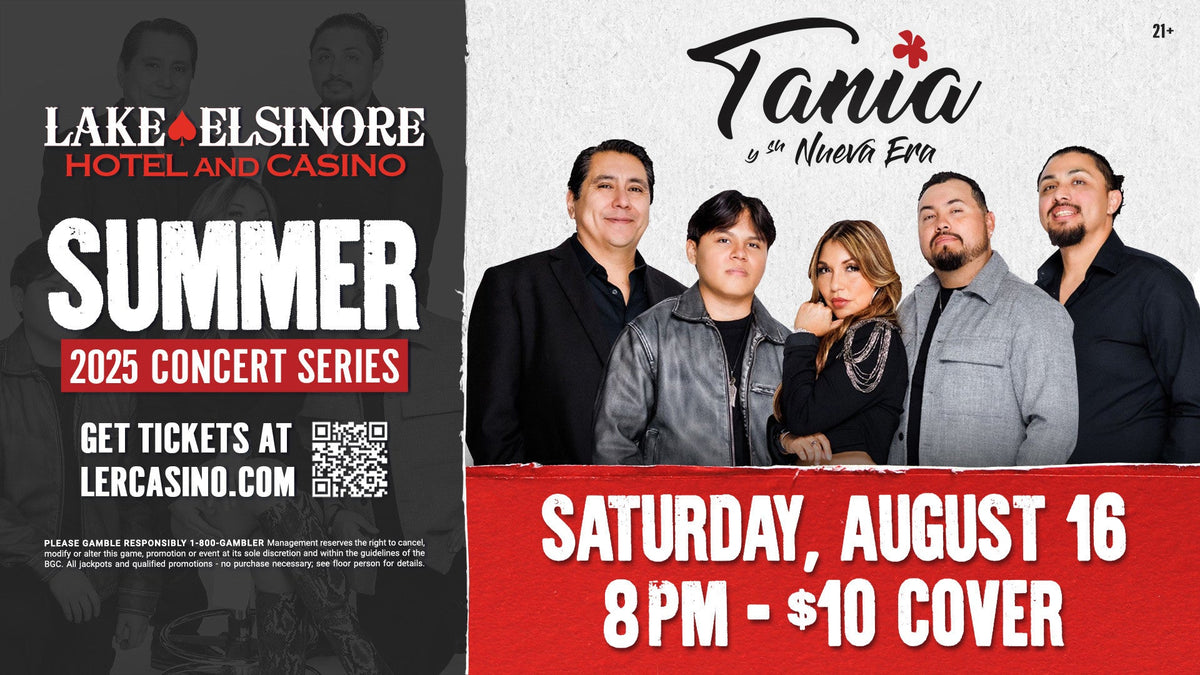 Tania y Su Nueva Era Live at Lake Elsinore Casino — August 16, 2025